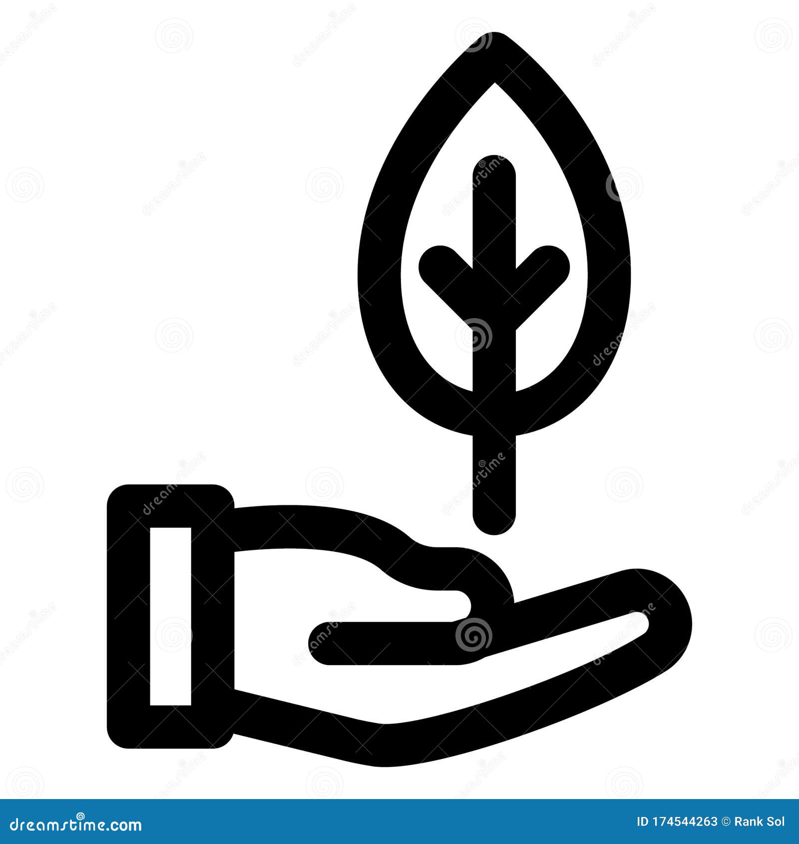 Conservation, Ecology Bold Icon Which Can Easily Modify or Edit Stock ...