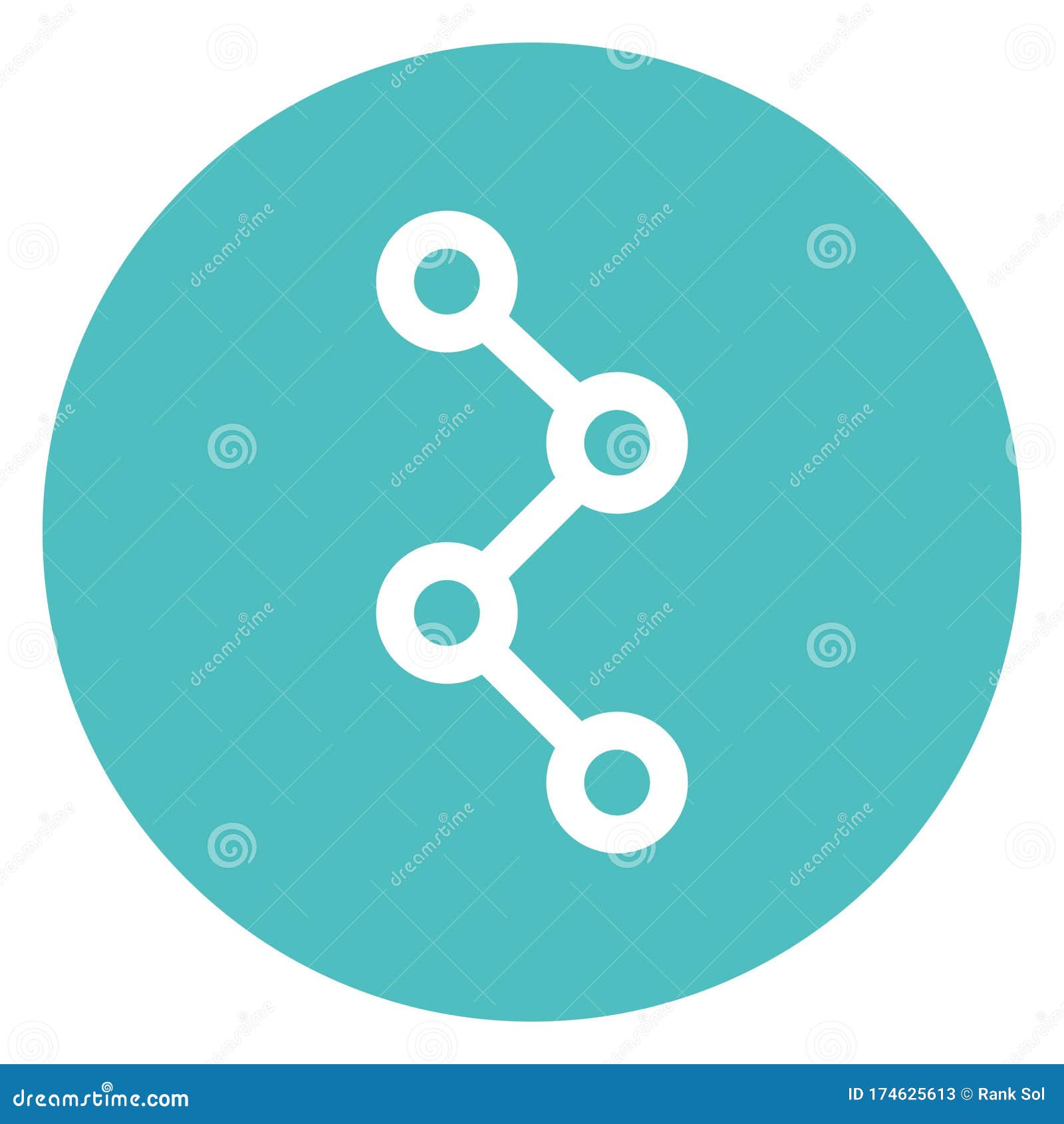 Connection, Diagram Bold Icon Which Can Easily Modify or Edit Stock ...