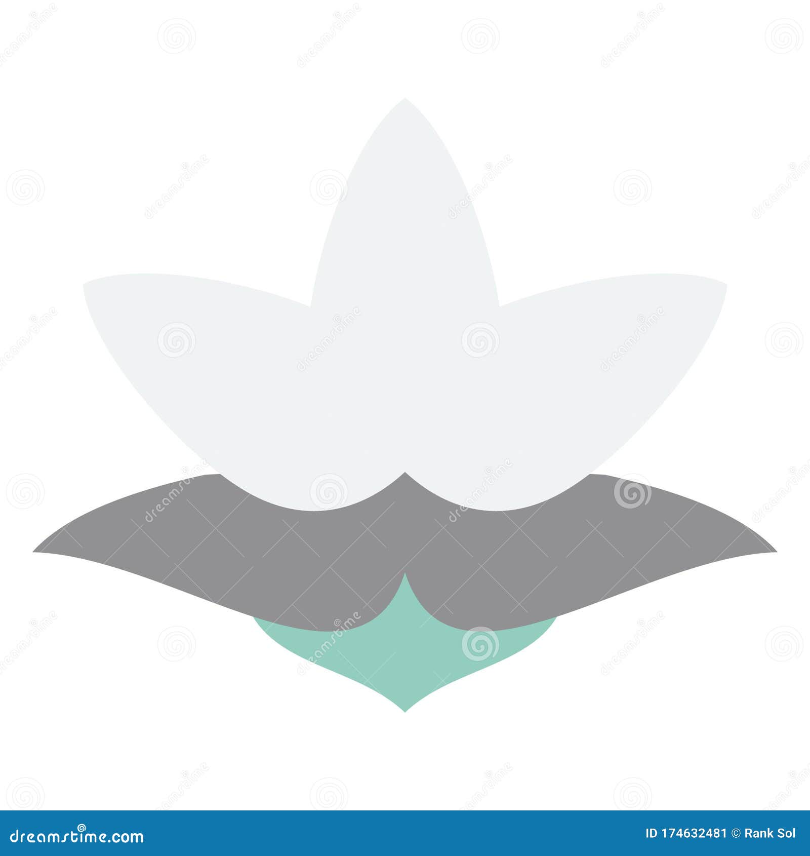 Lotus Color Vector Icon Which Can Easily Modify or Edit Stock Vector ...