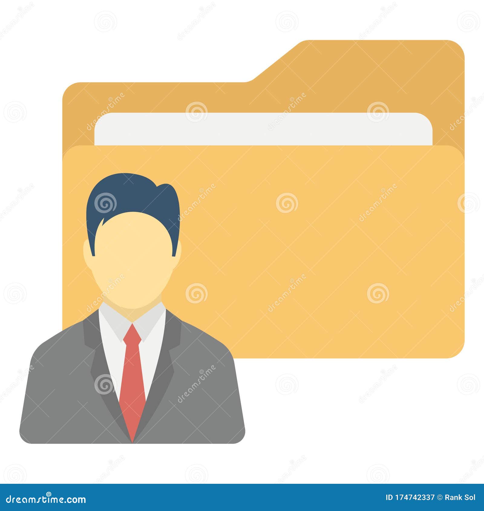 Business Record, Business Record Management Color Vector Icon Which Can ...