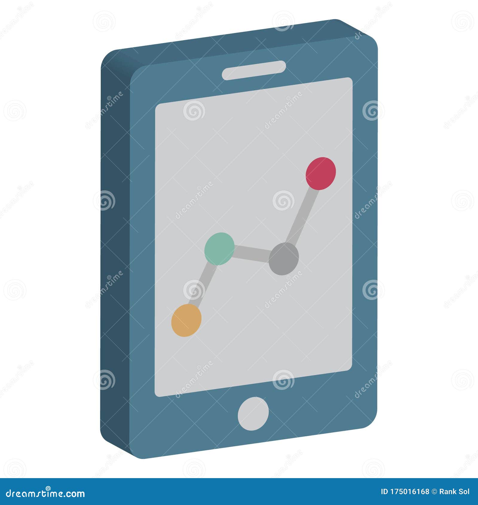 Infographic, Mobile Isolated Isolated Vector Icon Which Can Easily ...