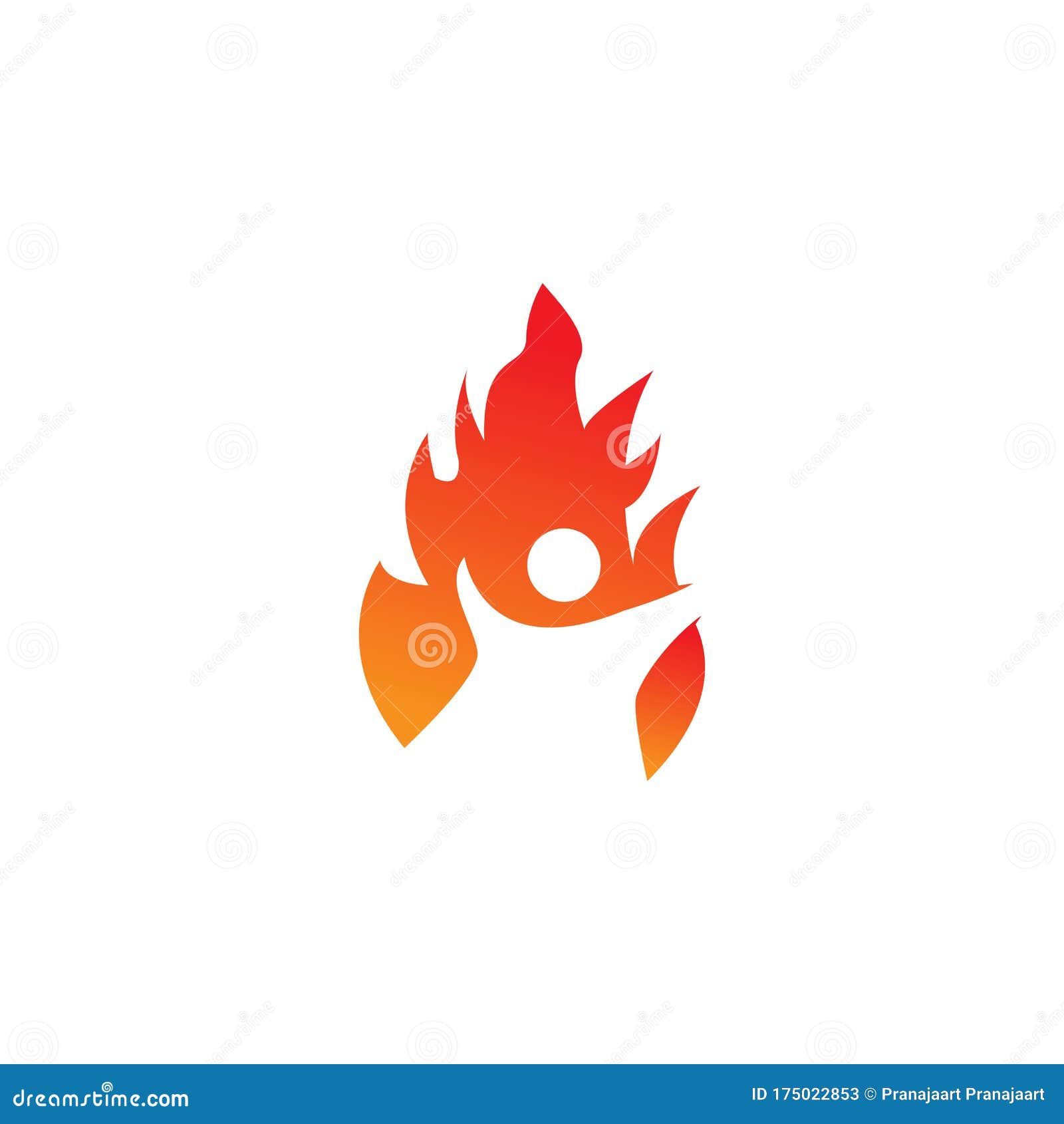 Fire Life Logo Design Vector Stock Illustration - Illustration of human ...