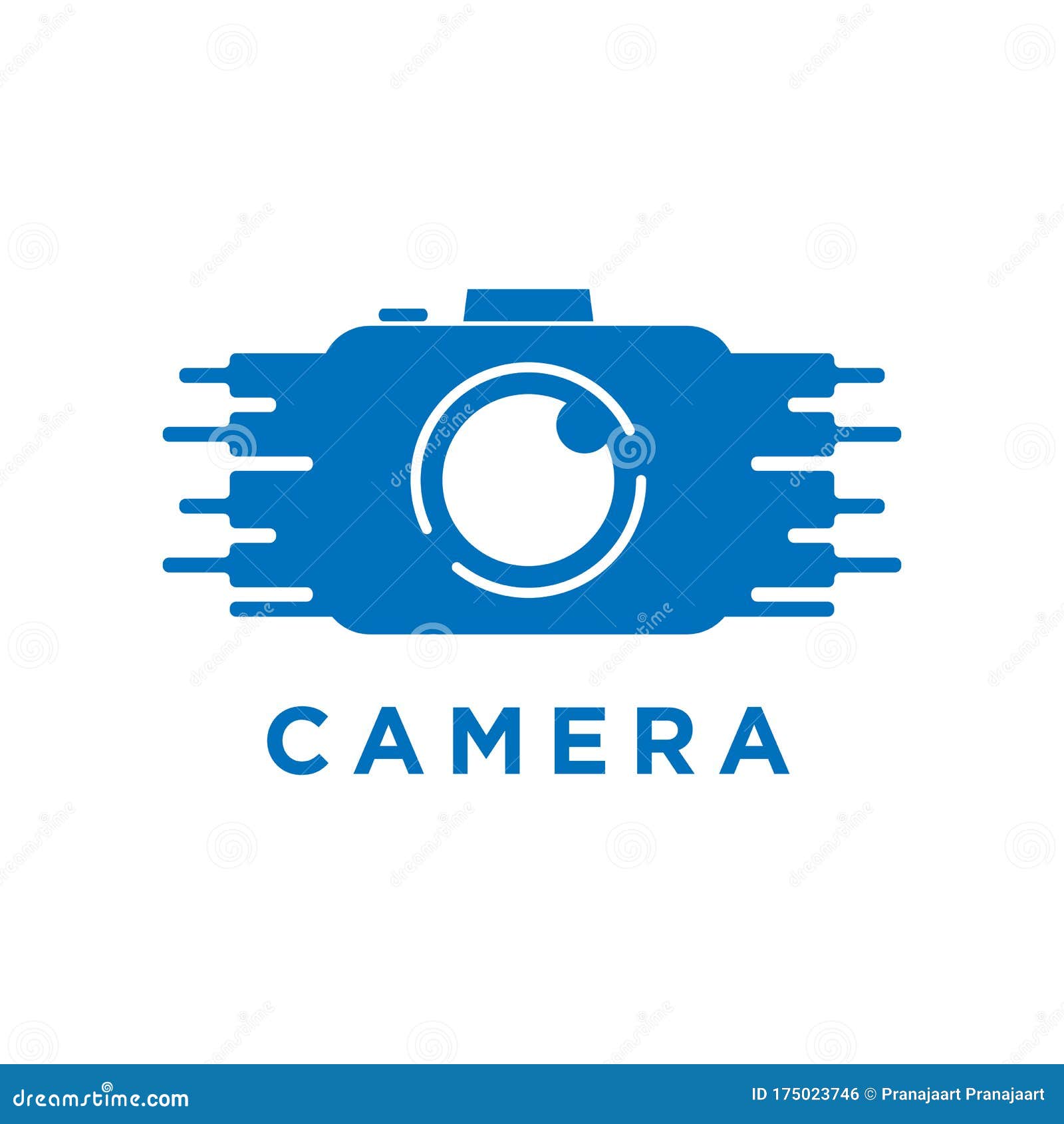 Blue Camera Logo Design Vector Stock Vector - Illustration of creative ...