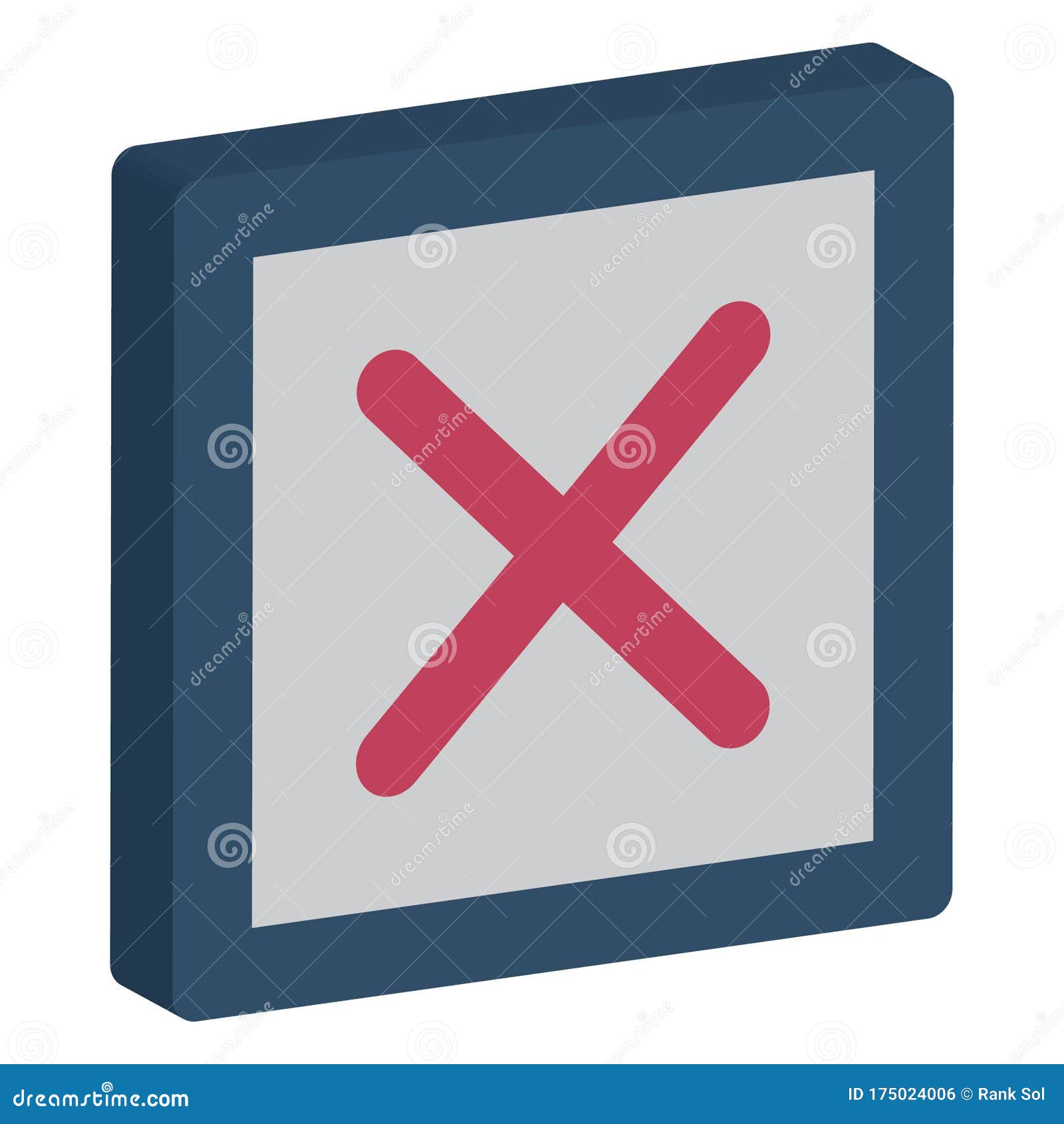 Cancel, Cross Isolated Isolated Vector Icon Which Can Easily Modify ...