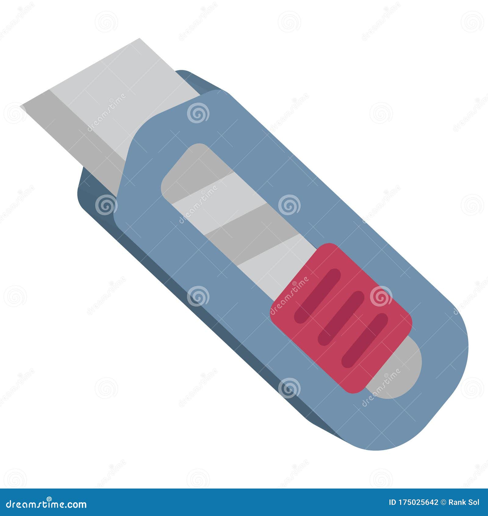 Box Cutter, Cutter Tool Isolated Isolated Vector Icon Which Can Easily ...