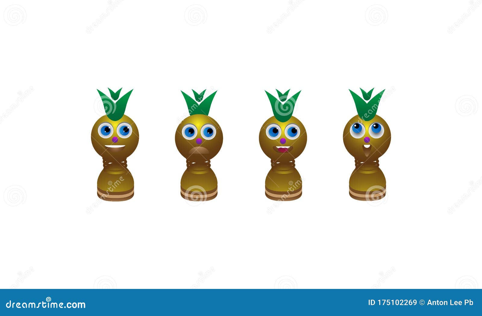 Unique Traditional Emoticon Expression Pack Stock Illustration ...