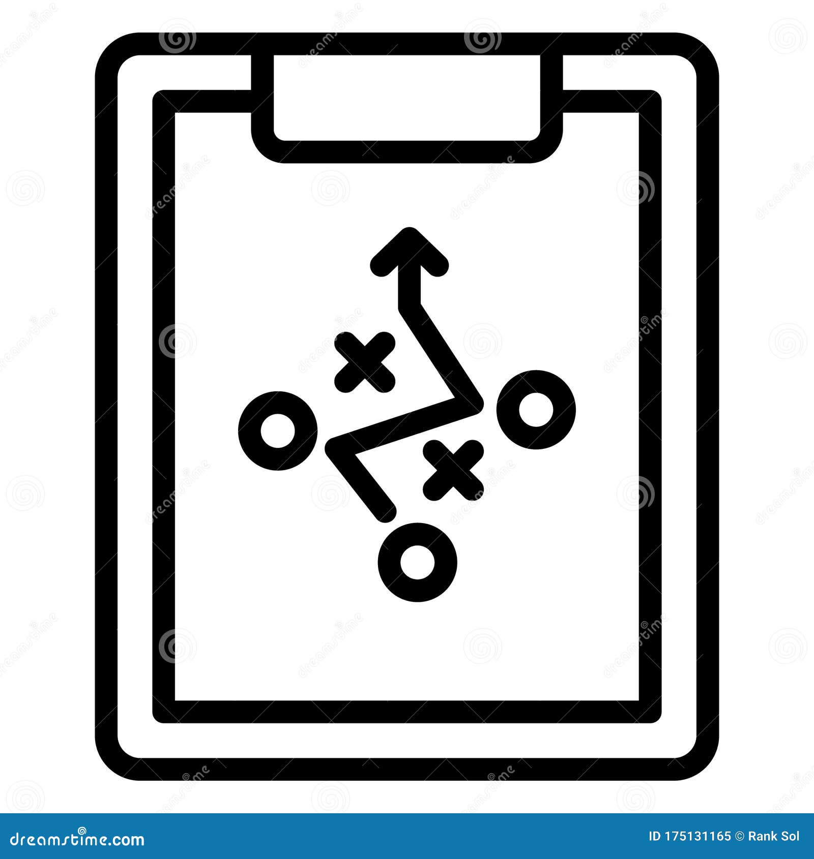 Clipboard, Plan Vector Icon Which Can Easily Modify Stock Vector ...