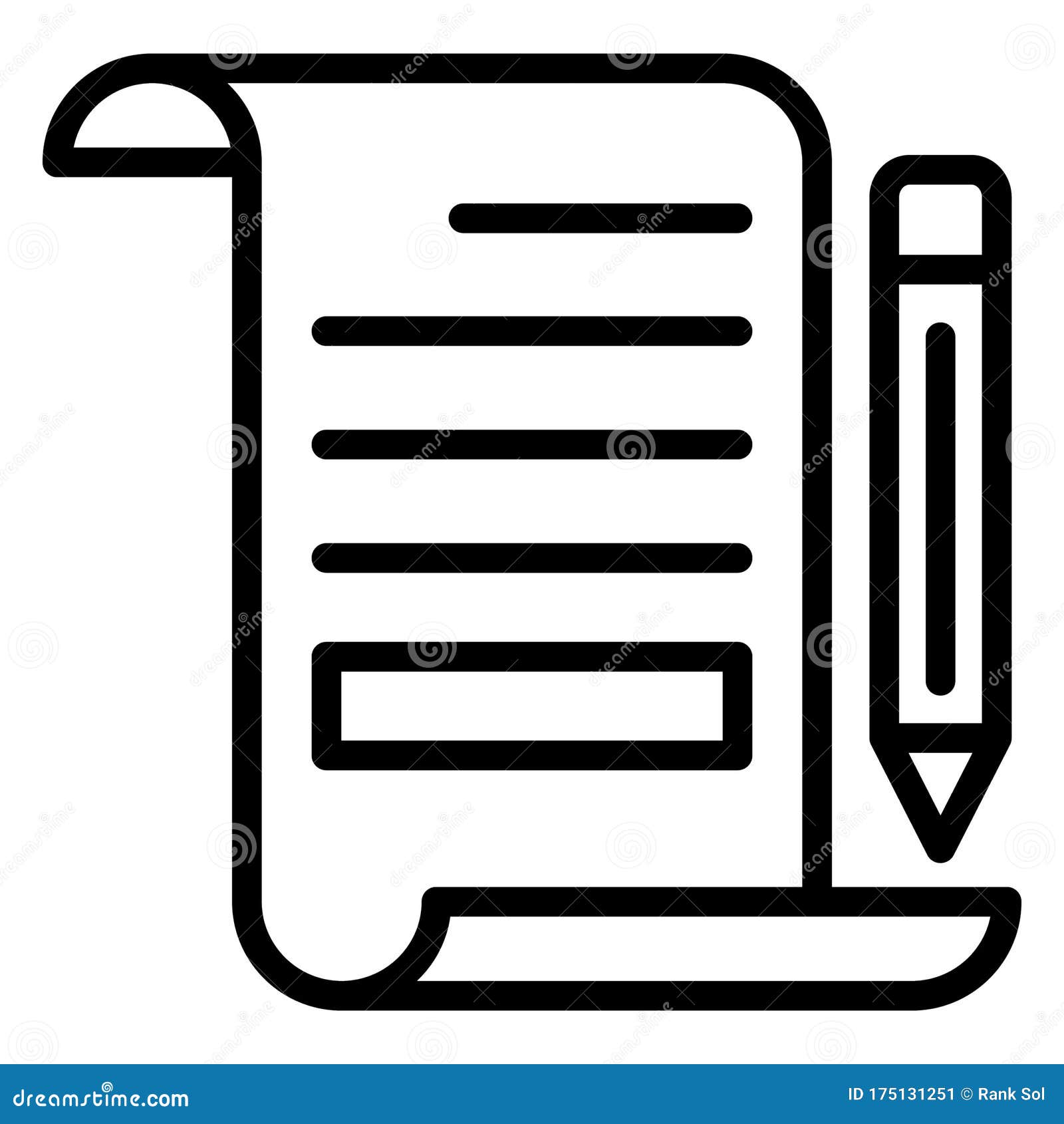 File, Notes Vector Icon Which Can Easily Modify Stock Vector ...