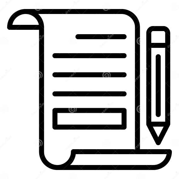 File, Notes Vector Icon Which Can Easily Modify Stock Vector ...