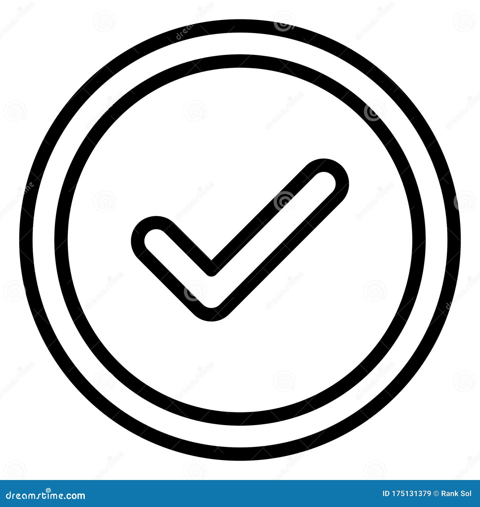 Check Mark, Documents Verified Vector Icon Which Can Easily Modify ...