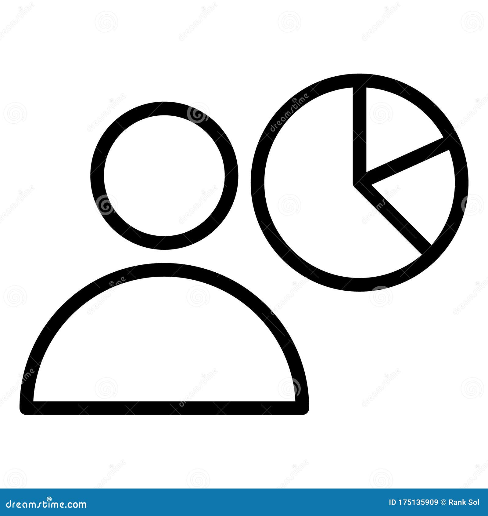 Employee Data, Employee Graph Vector Icon Which Can Easily Modify Stock ...