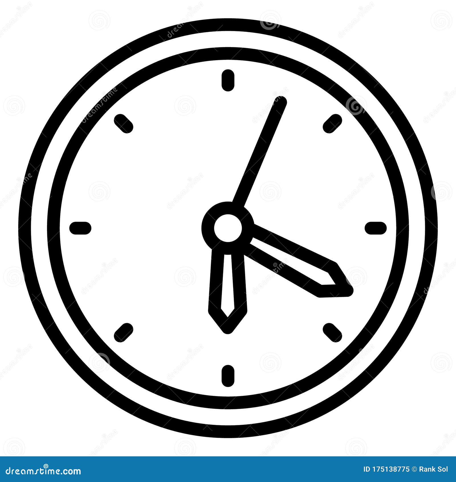 Clock, Time, Time Keeper, Vector Icon Which Can Easily Modify Stock ...