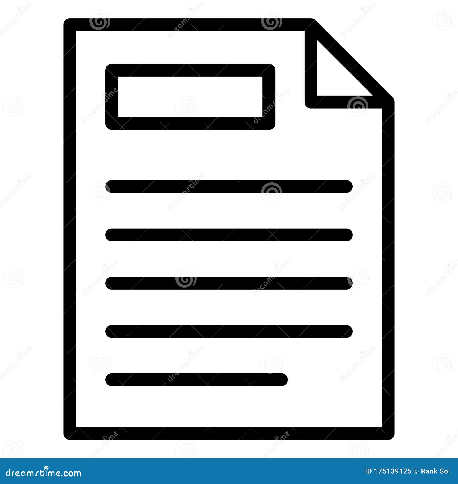 Documents, Notes Vector Icon Which Can Easily Modify Stock Vector ...