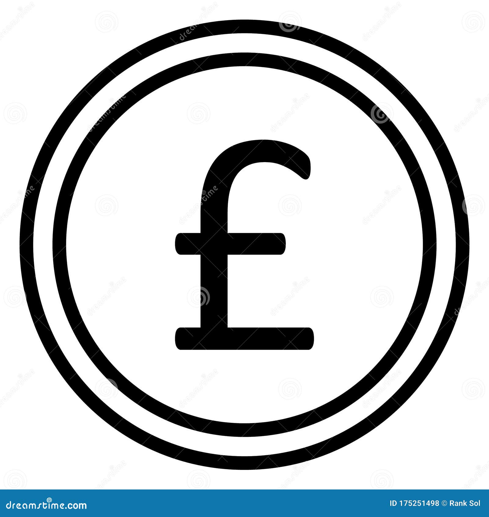British Currency, British Pound Vector Icon Which Can Easily Modify ...