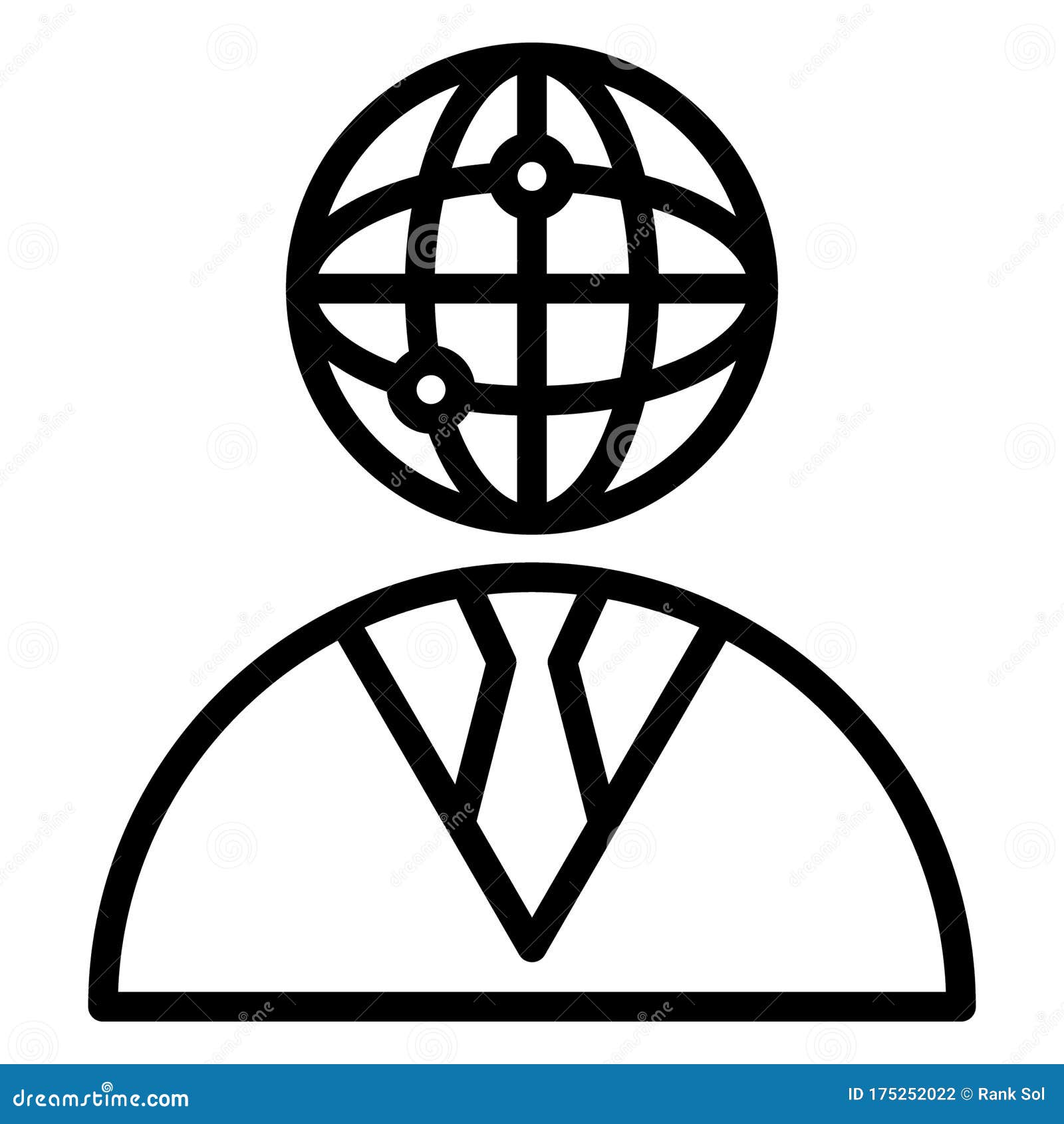 Global Consultants, Global Contract Vector Icon Which Can Easily Modify ...