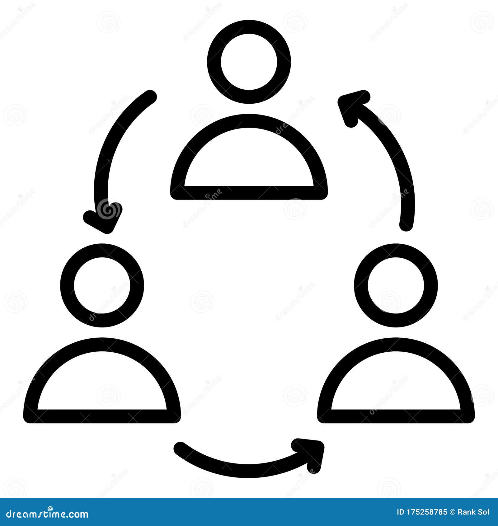 Employees, Group Vector Icon Which Can Easily Modify Stock Vector ...