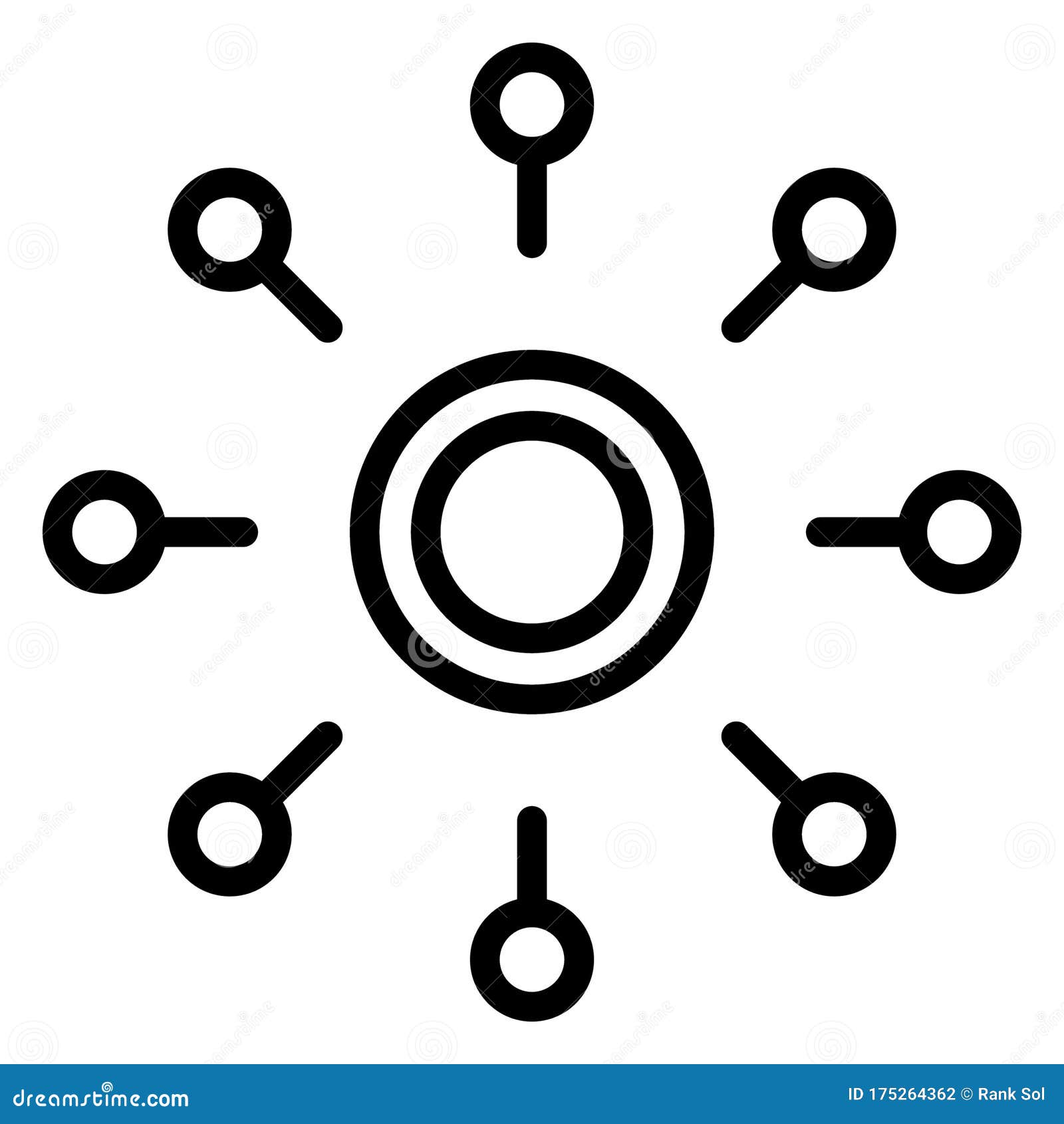 Affiliate, Affiliation Vector Icon Which Can Easily Modify or Edit ...