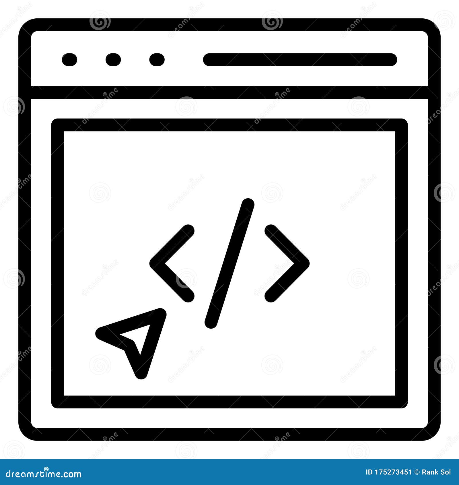 Site Editor, Web Building Vector Icon Which Can Easily Modify or Edit ...