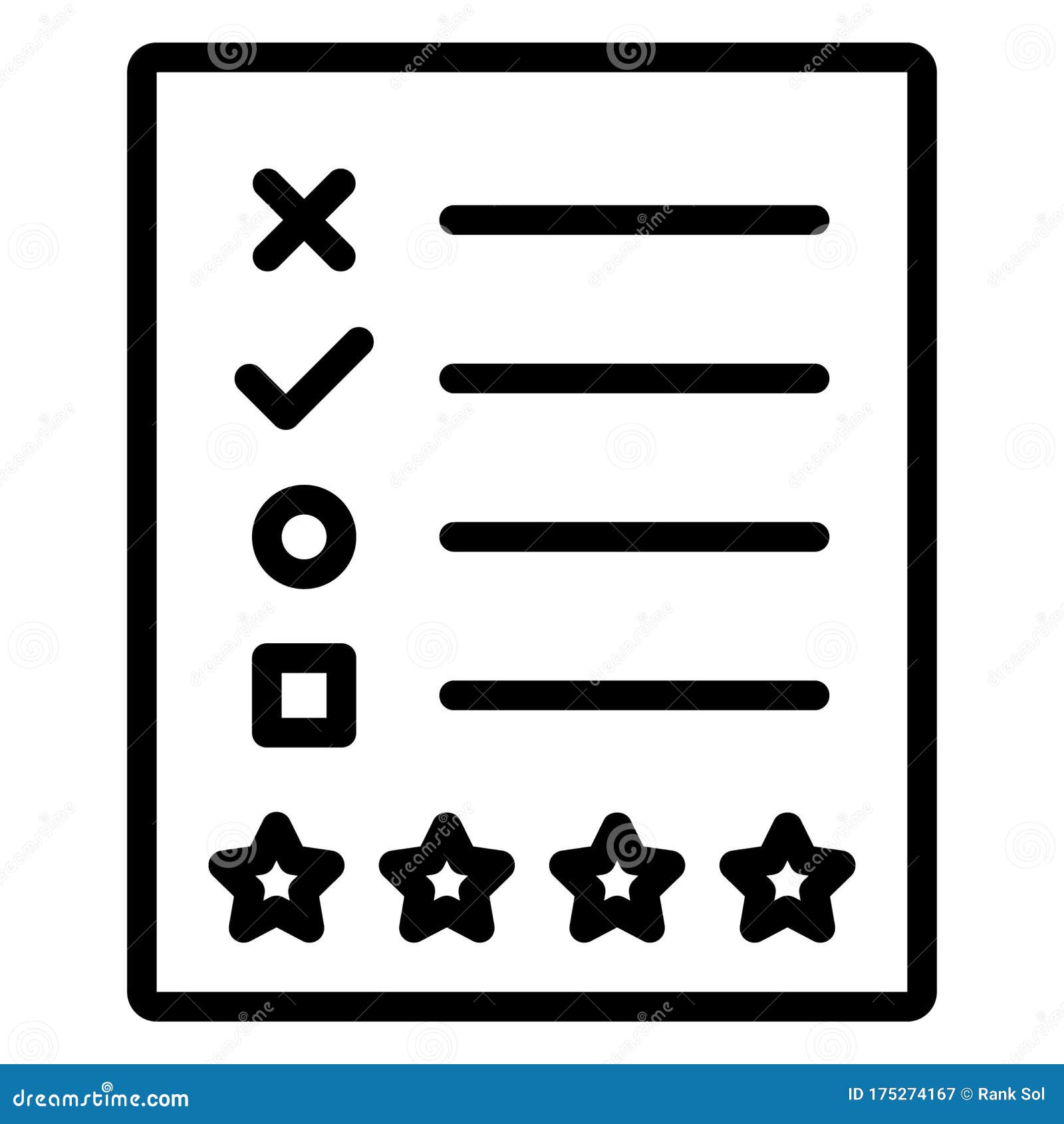 Appraisal, Assessment Vector Icon Which Can Easily Modify or Edit Stock ...