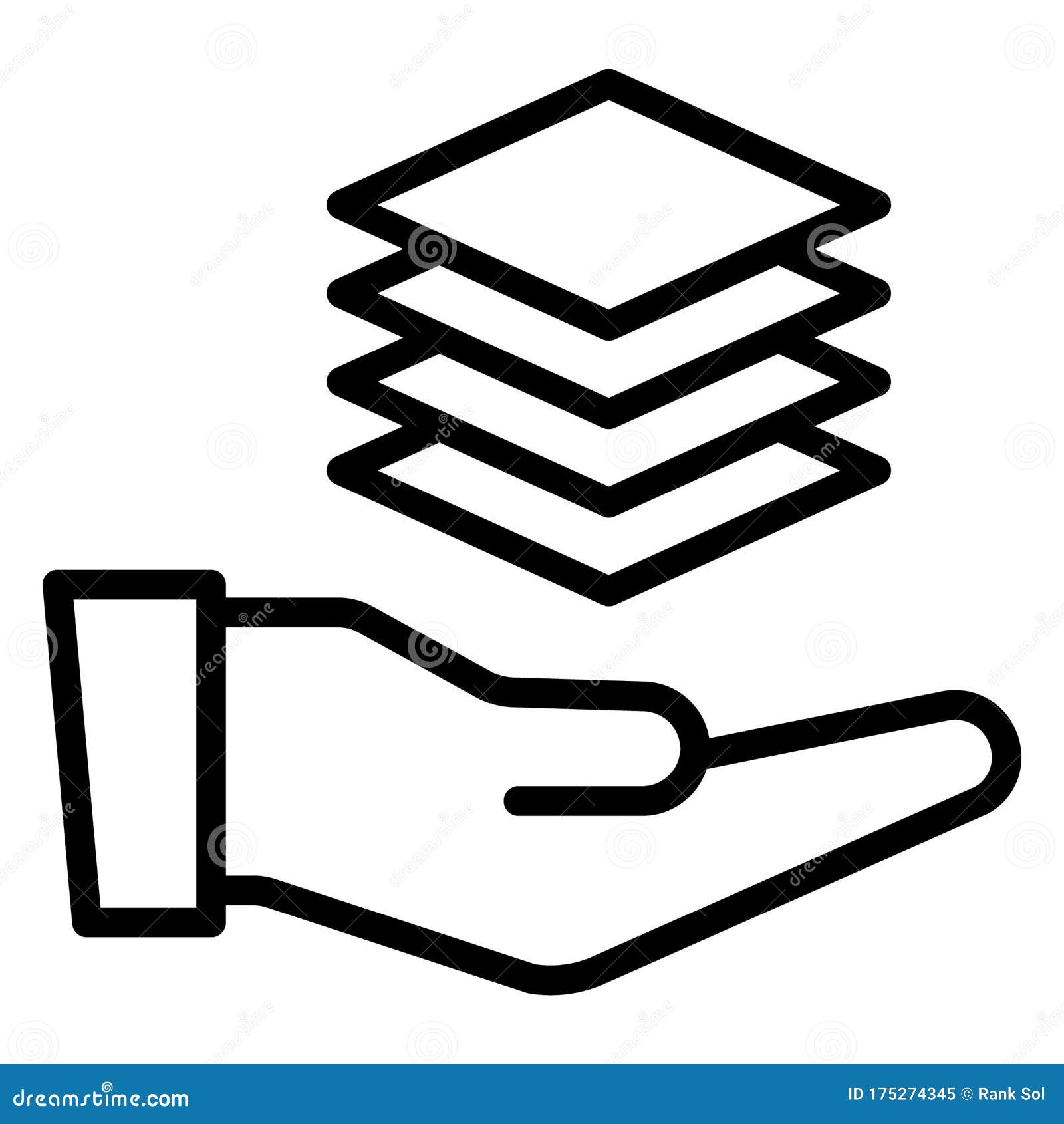 Accretion Icon. Monochrome Simple Stock Market Icon For Templates, Web ...