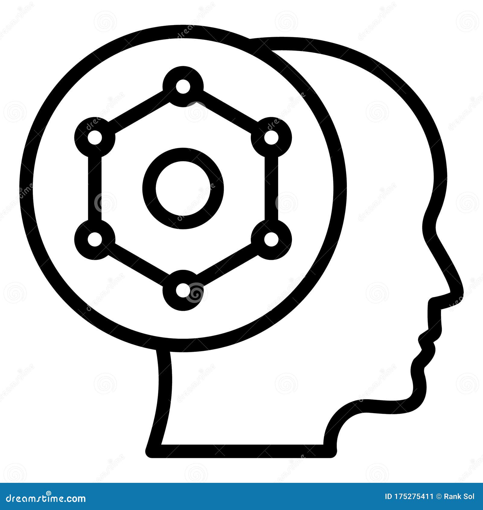 Brain, Competitive Intelligence Vector Icon Which Can Easily Modify or ...