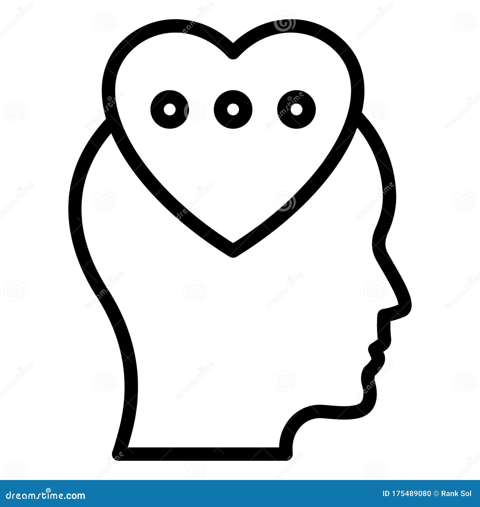 Development Brain, Emotional Vector Icon Which Can Easily Modify or ...