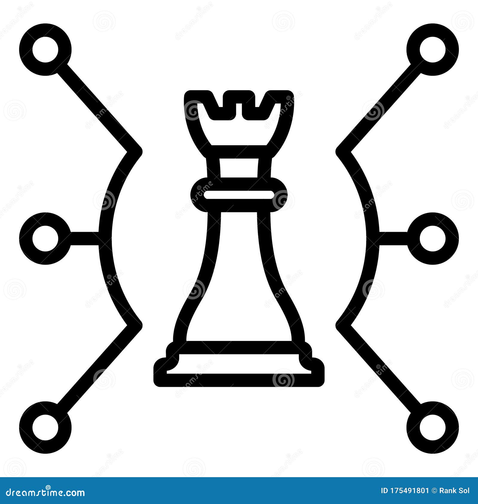 Business Technology, Management Vector Icon Which Can Easily Modify or ...