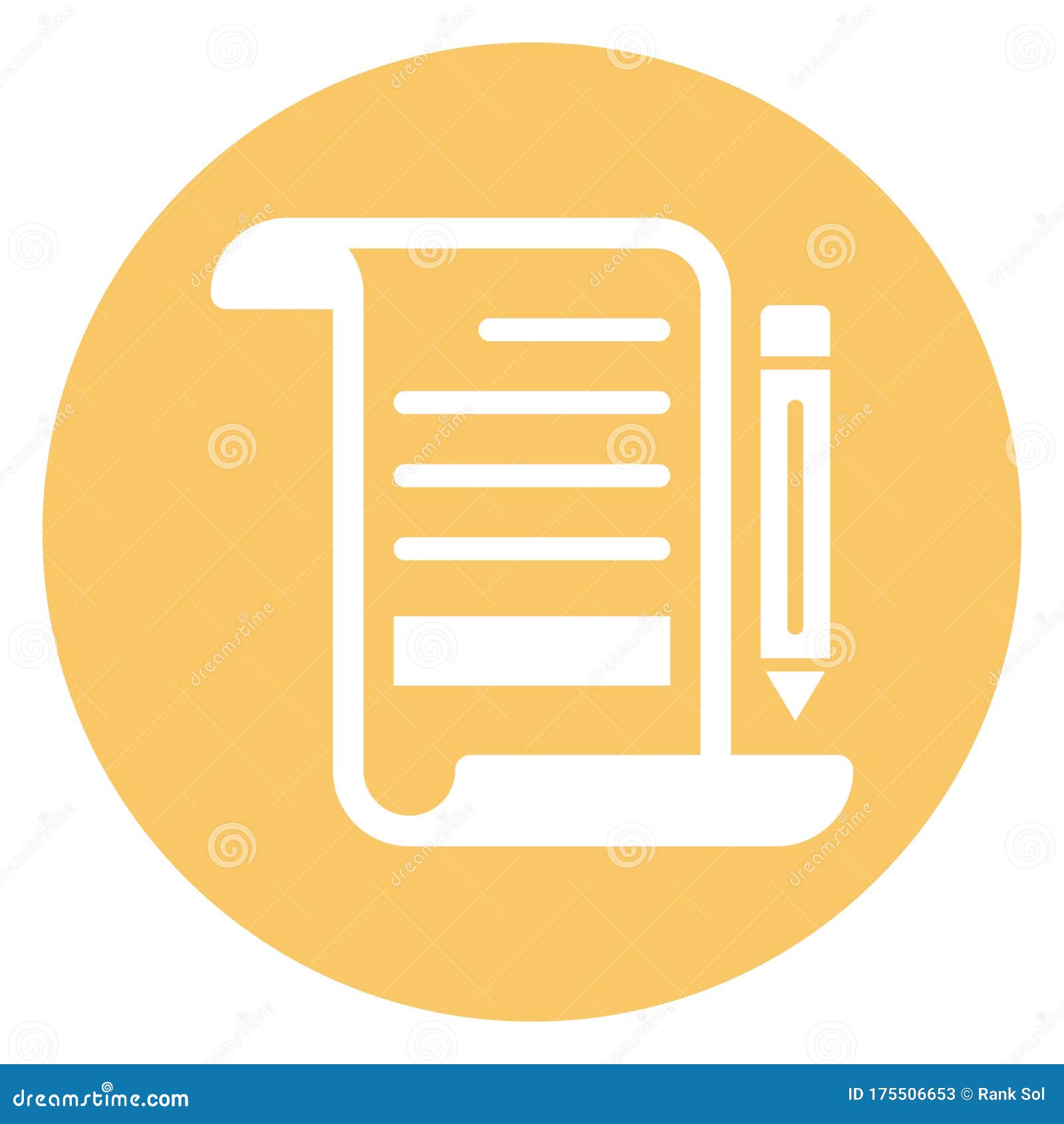 File, Notes Vector Icon Which Can Easily Modify Stock Vector ...