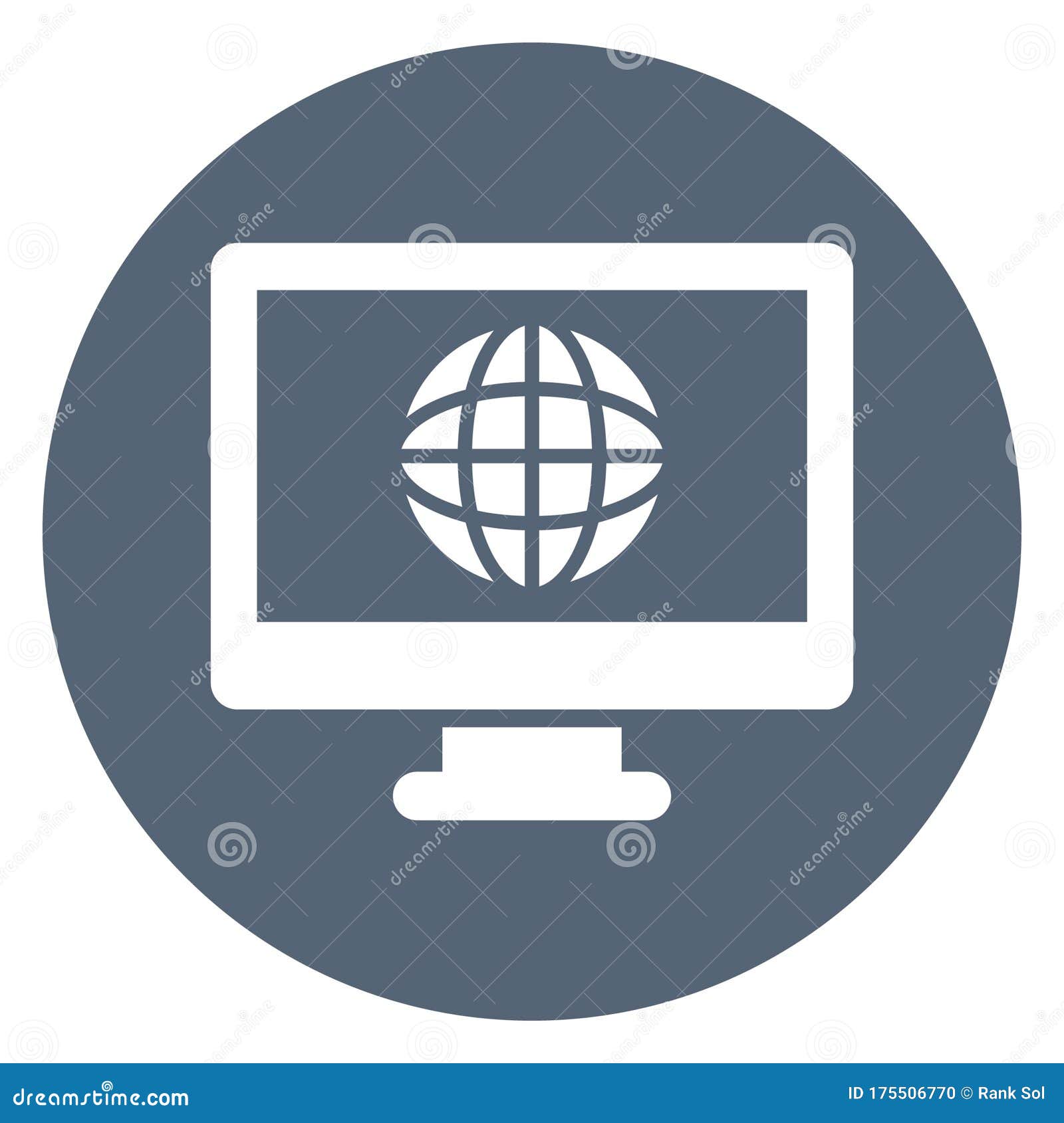 Internet, Online Business Vector Icon Which Can Easily Modify Stock ...
