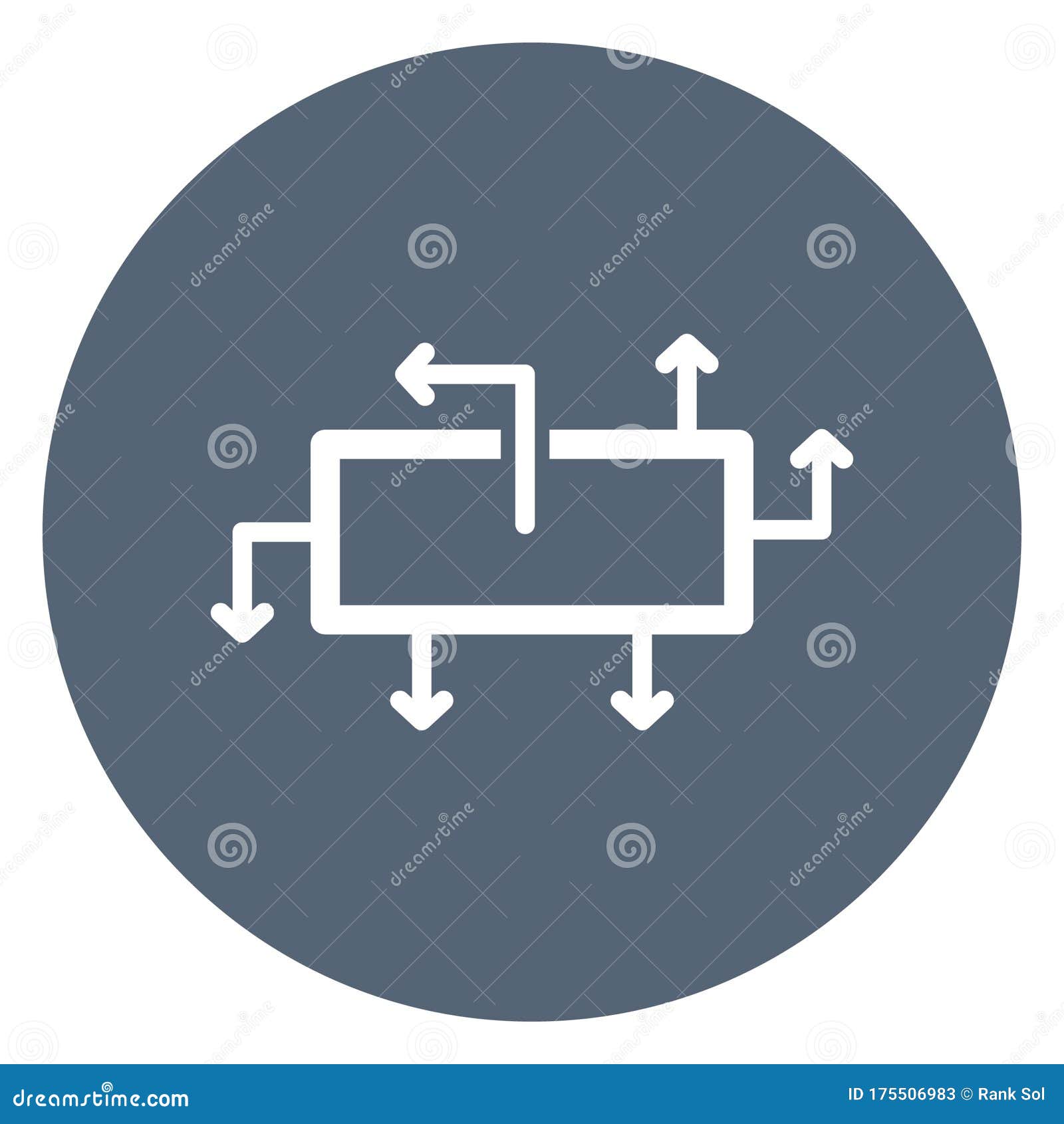 Direction, Guidance Arrows Vector Icon Which Can Easily Modify ...