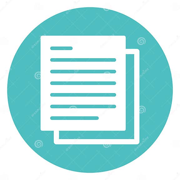 File, Notes Vector Icon Which Can Easily Modify Stock Illustration ...