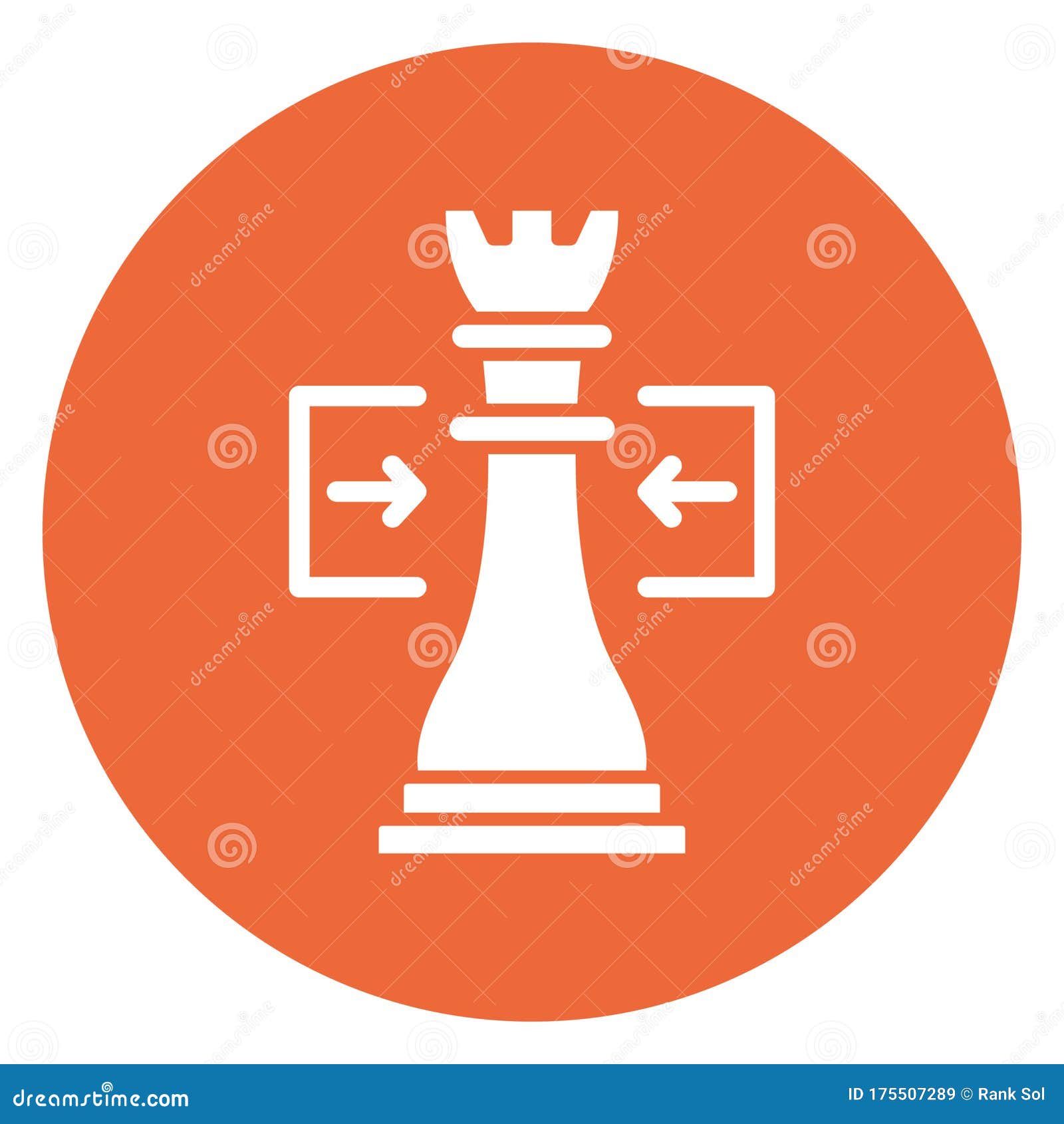 Check Rook, Chess Vector Icon Which Can Easily Modify Stock Vector ...