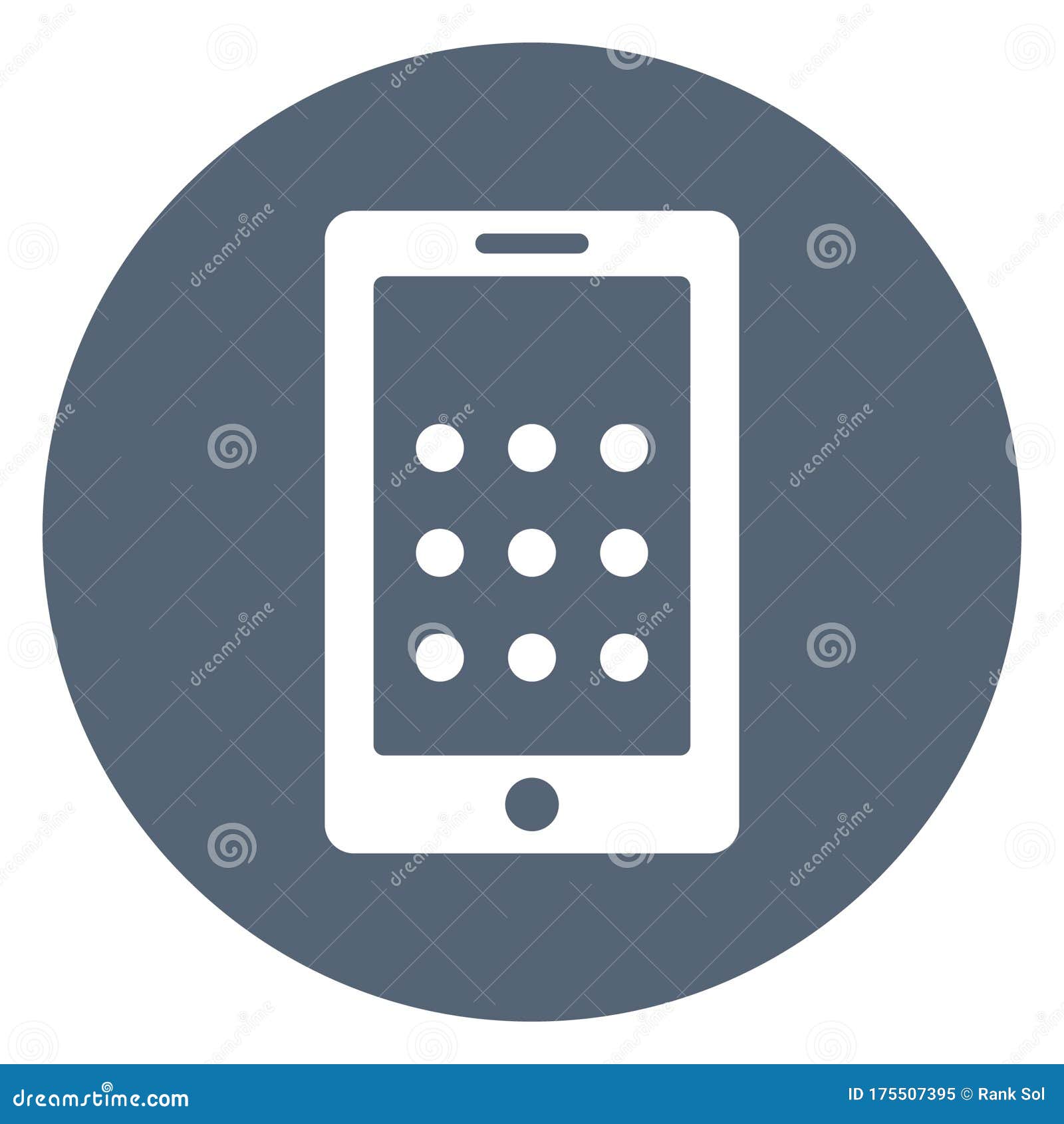 Mobile, Mobile Interface Vector Icon Which Can Easily Modify Stock ...
