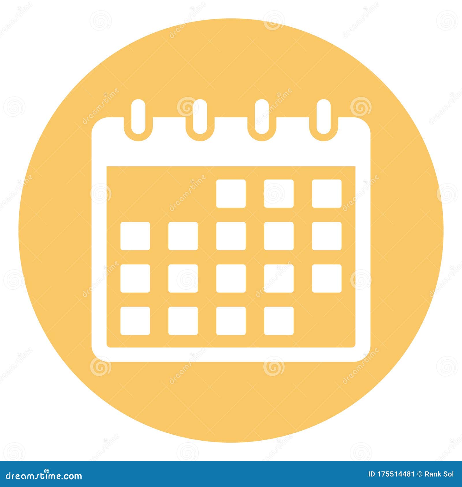 Calendar, Date Vector Icon Which Can Easily Modify Stock Vector ...