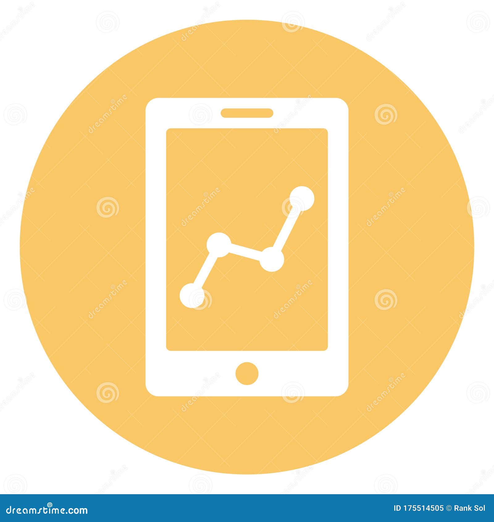 Infographic, Mobile Vector Icon Which Can Easily Modify Stock Vector ...