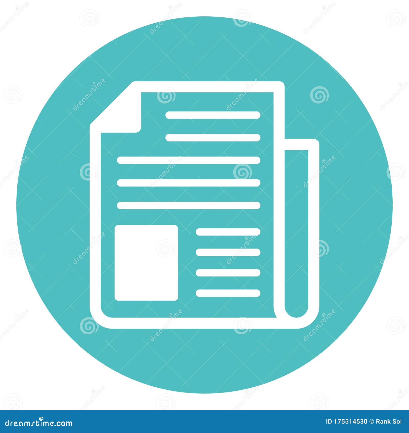 Article, Journal Vector Icon Which Can Easily Modify Stock Vector ...