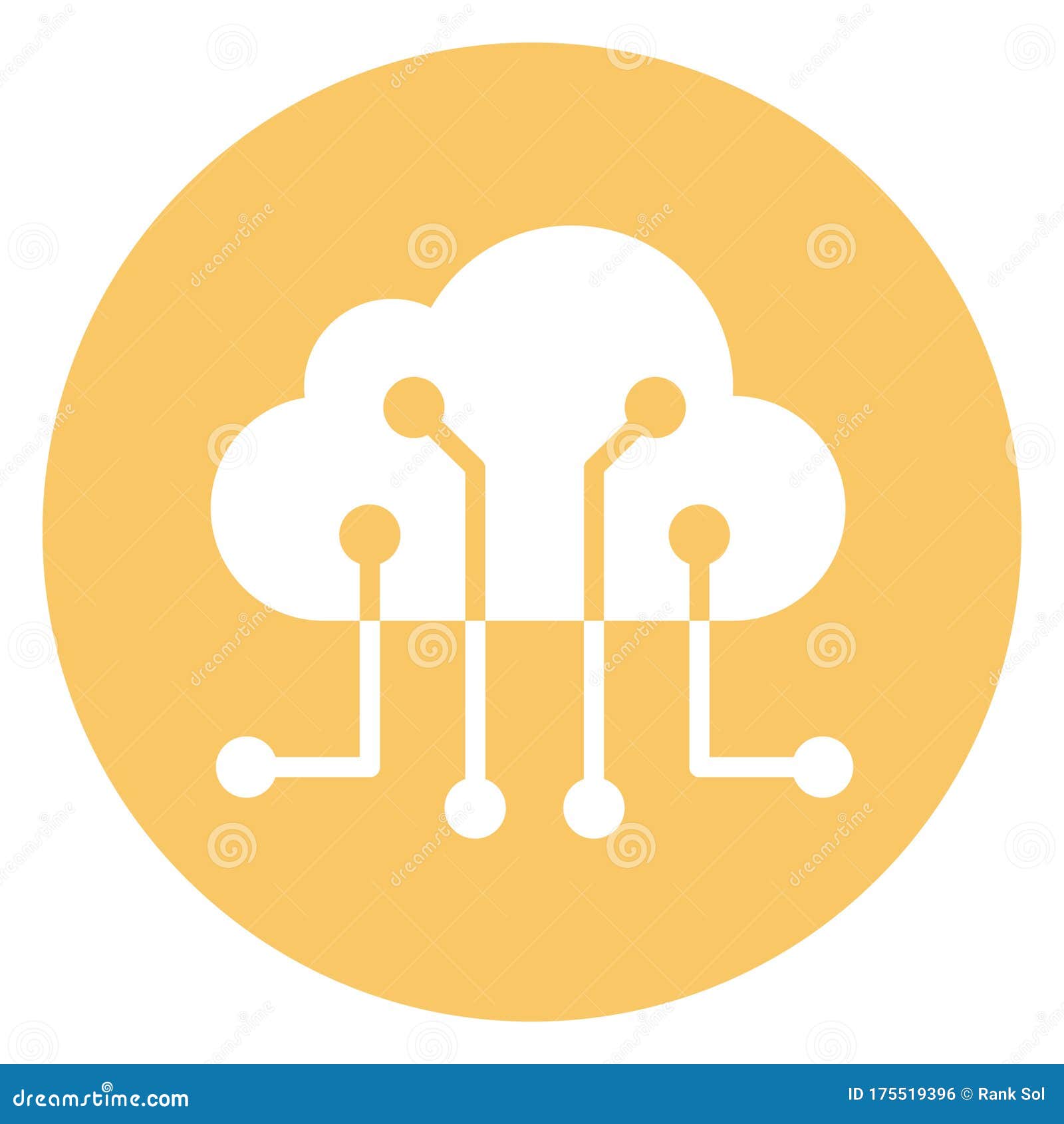 Cloud Computing, Cloud Connection Vector Icon Which Can Easily Modify ...