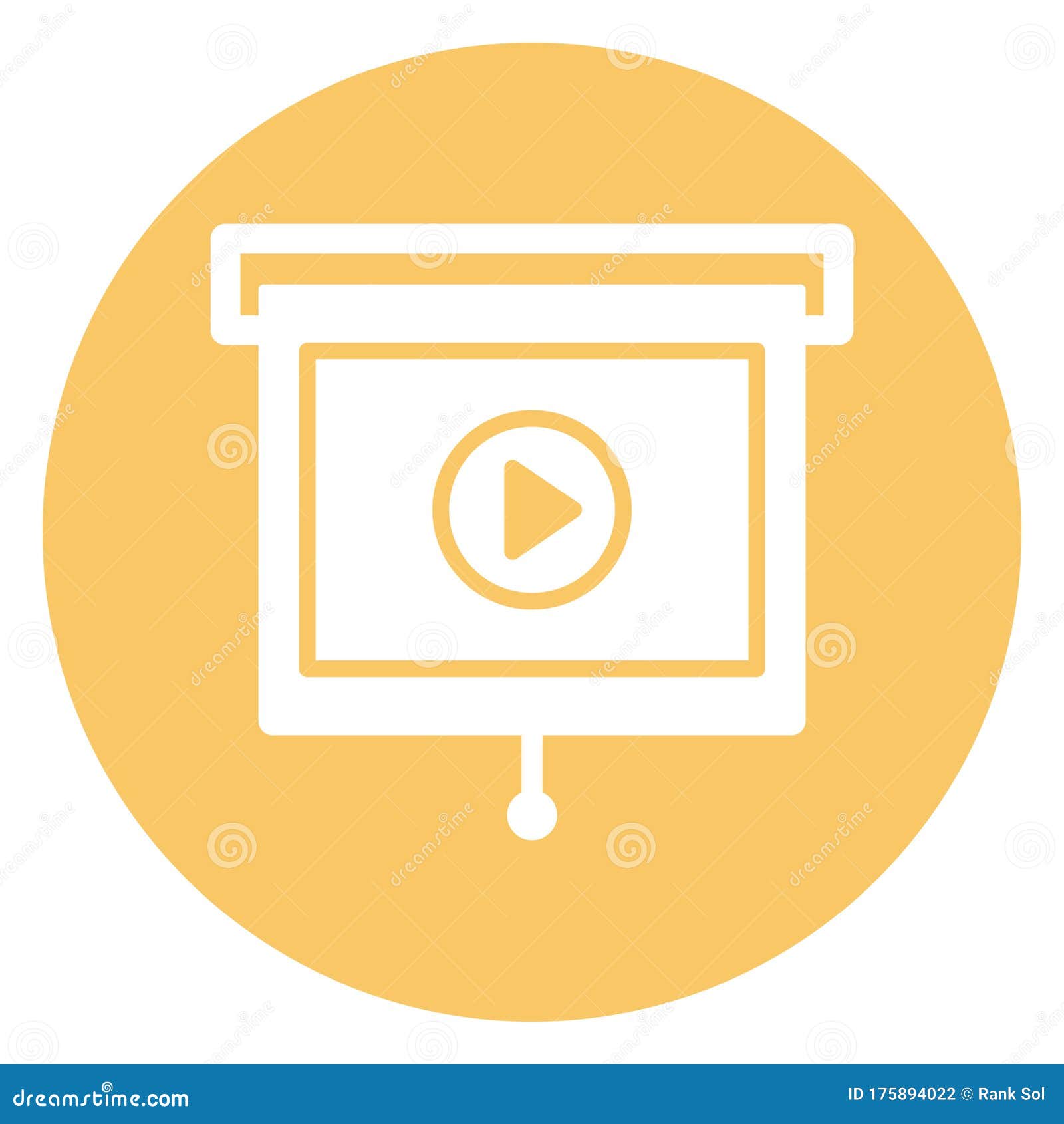 Easel, Easel Board Vector Icon Which Can Easily Modify Stock Vector ...