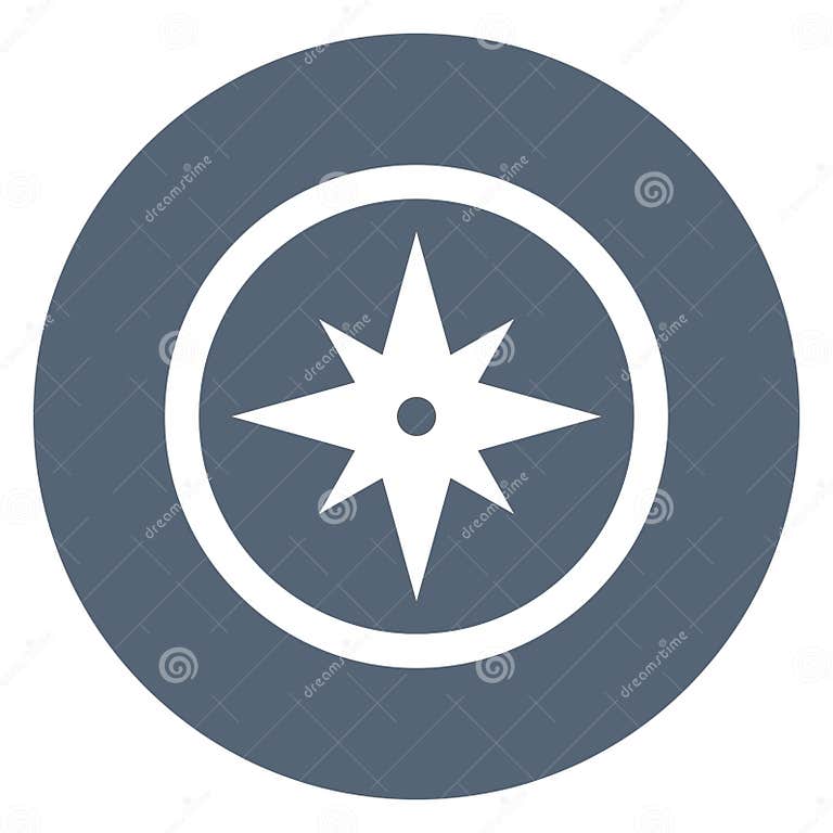 Compass, Gps Vector Icon Which Can Easily Modify Stock Illustration ...