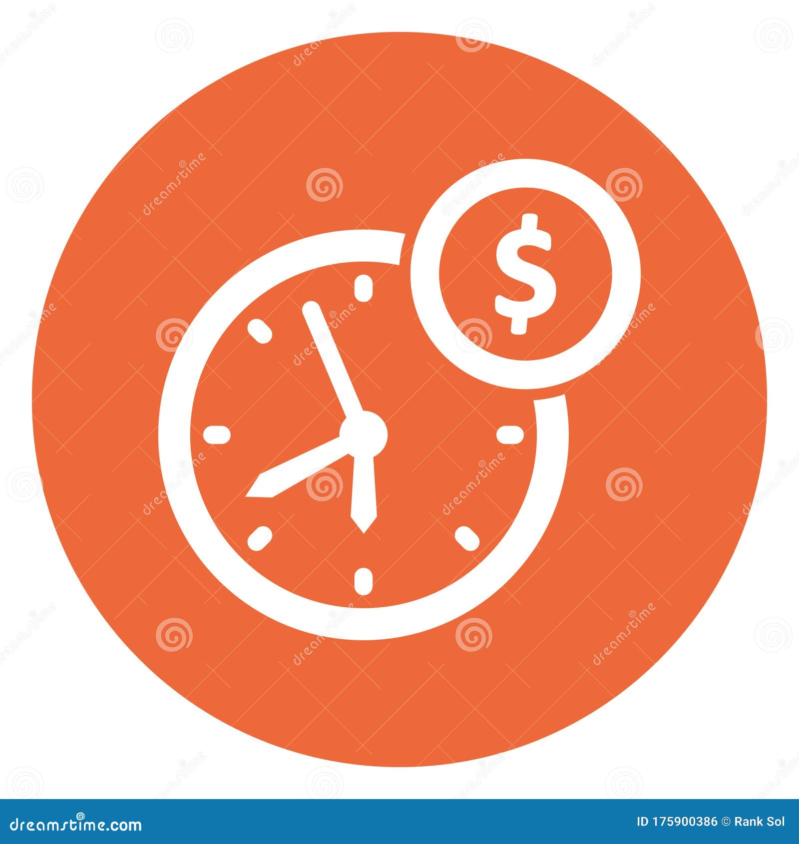 Chronometer, Money Time Vector Icon Which Can Easily Modify Stock ...