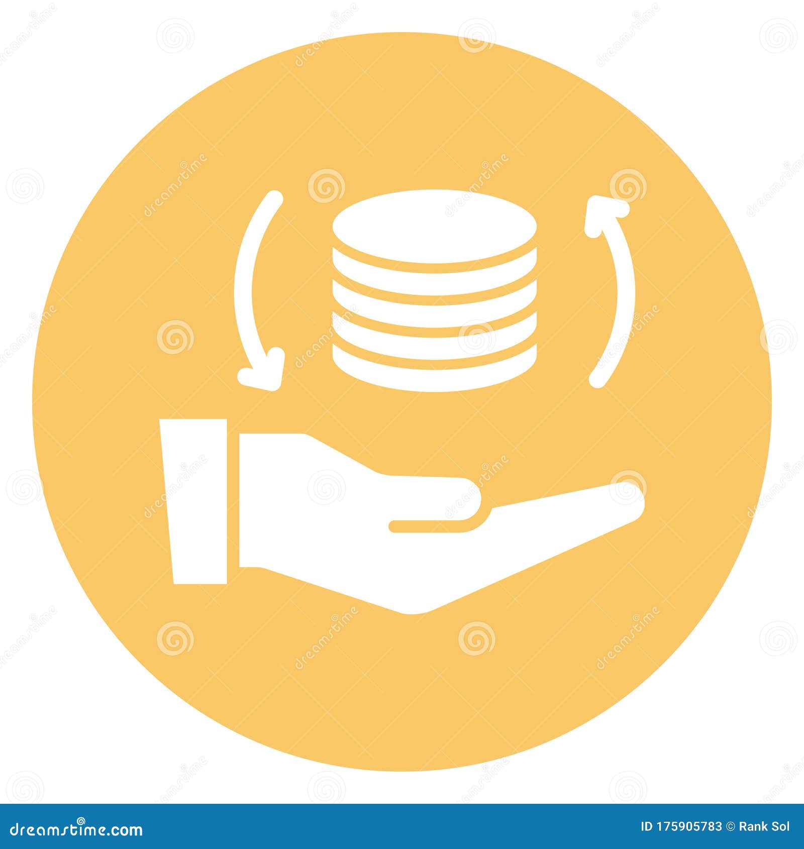 Accession, Acquisition Vector Icon Which Can Easily Modify Stock Vector ...