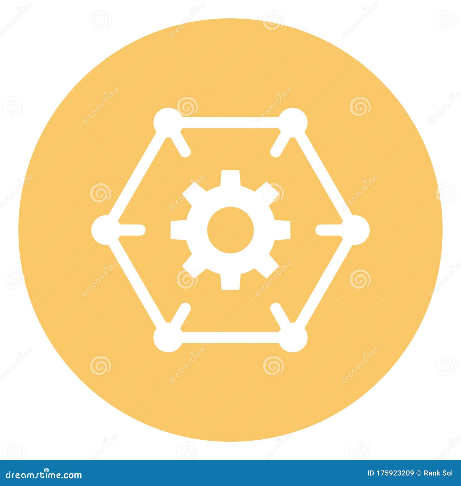 Cog, Implement Vector Icon Which Can Easily Modify or Edit Stock Vector ...