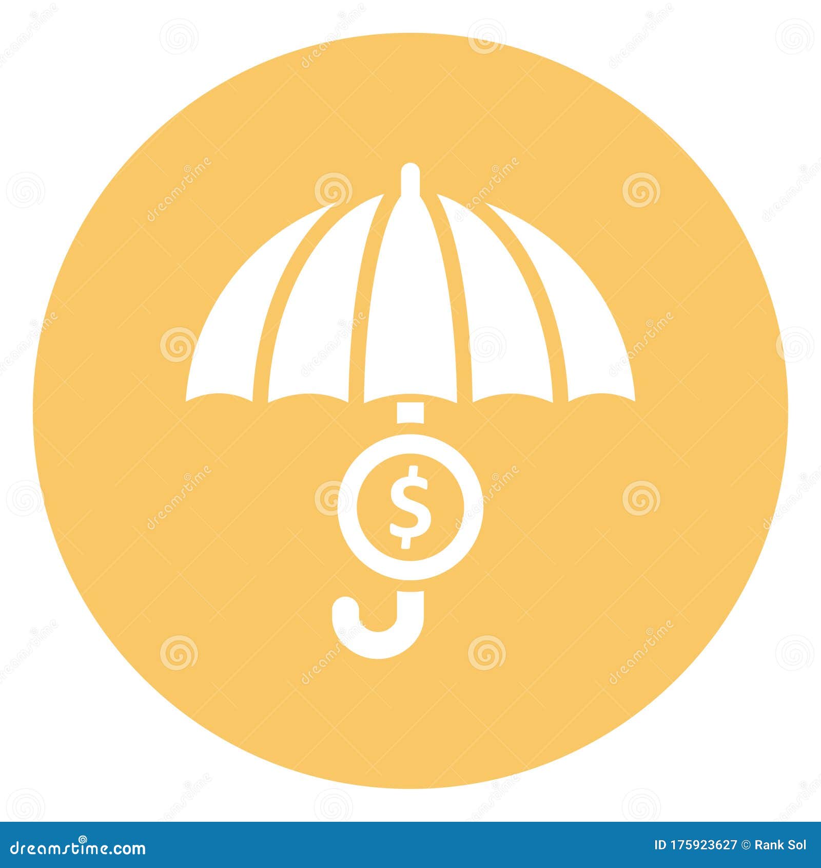 Dollar, Funds Protection Vector Icon Which Can Easily Modify or Edit ...