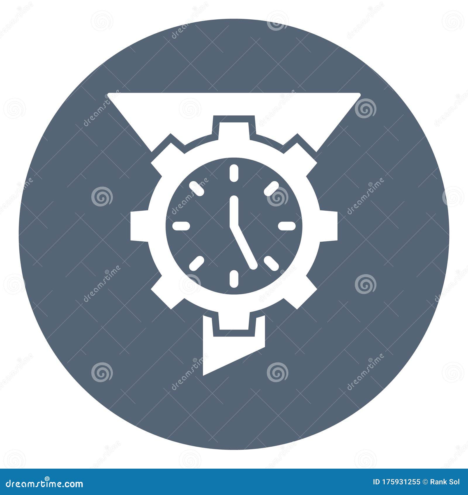 Cogwheel, Data Management Vector Icon Which Can Easily Modify or Edit ...