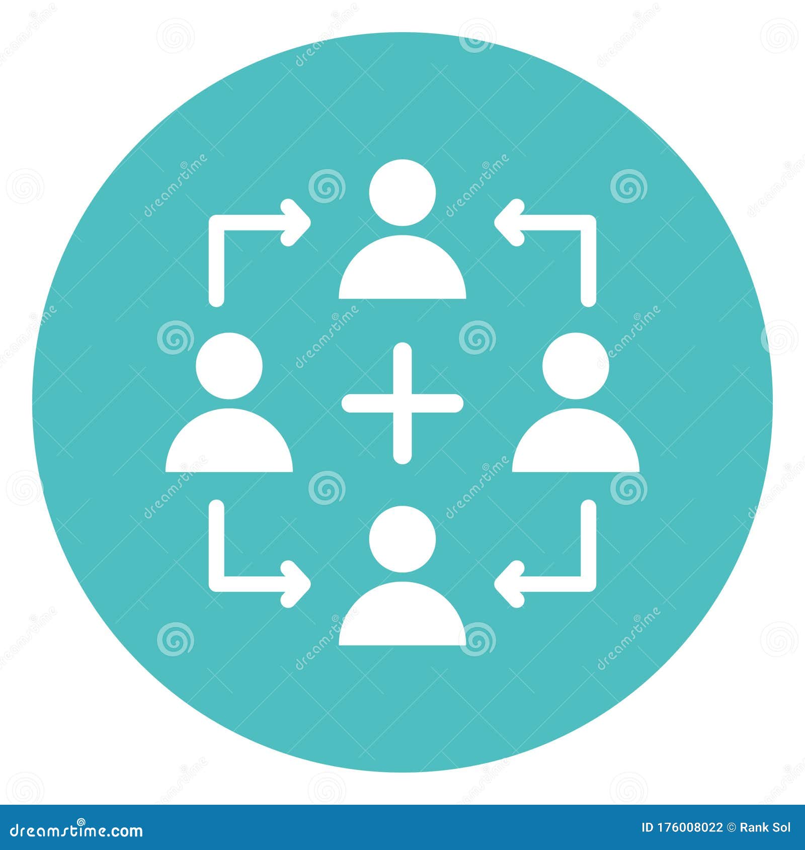 Employees, Group Vector Icon Which Can Easily Modify or Edit Stock ...