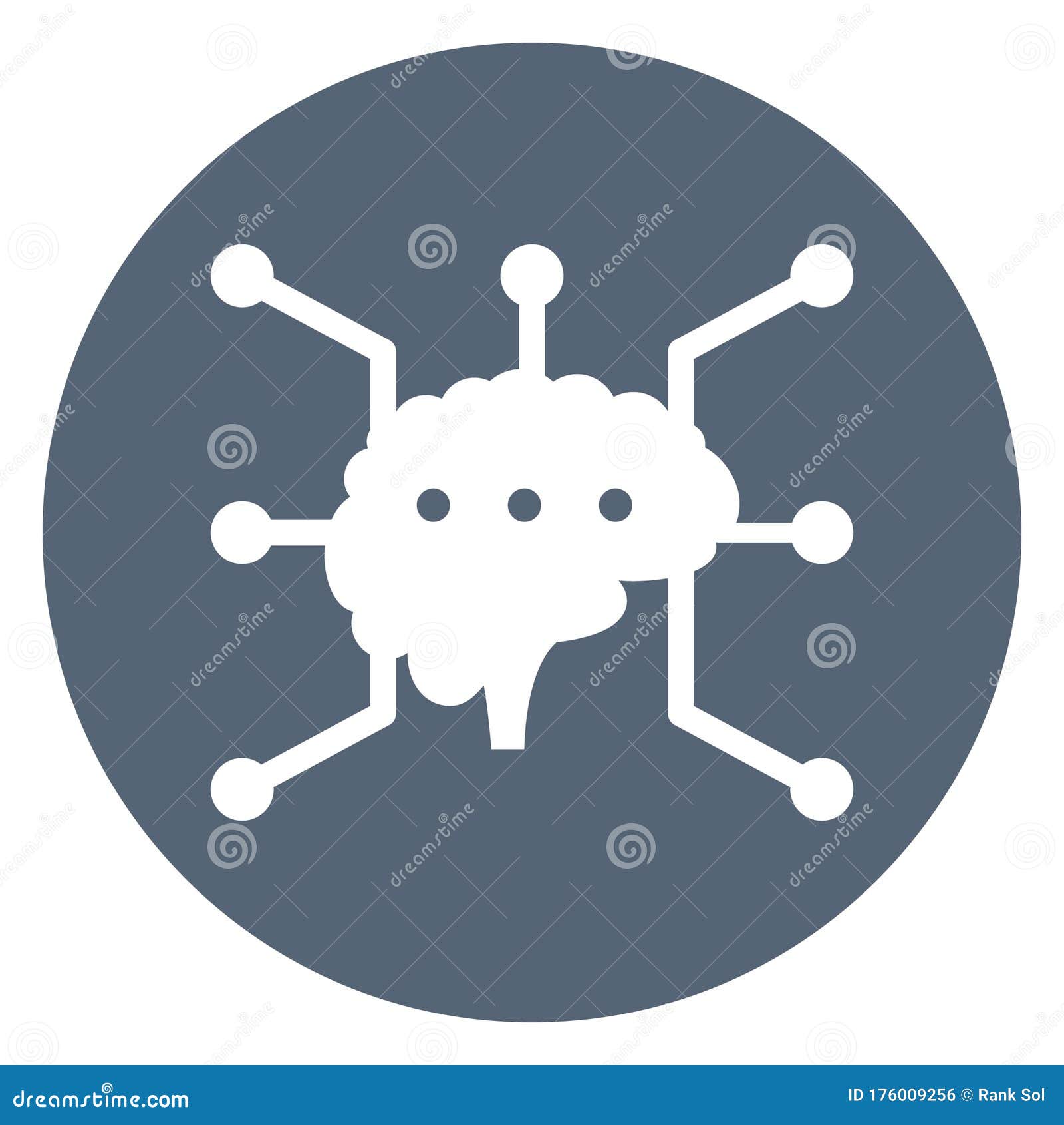 Brain, Memory Vector Icon Which Can Easily Modify or Edit Stock Vector ...