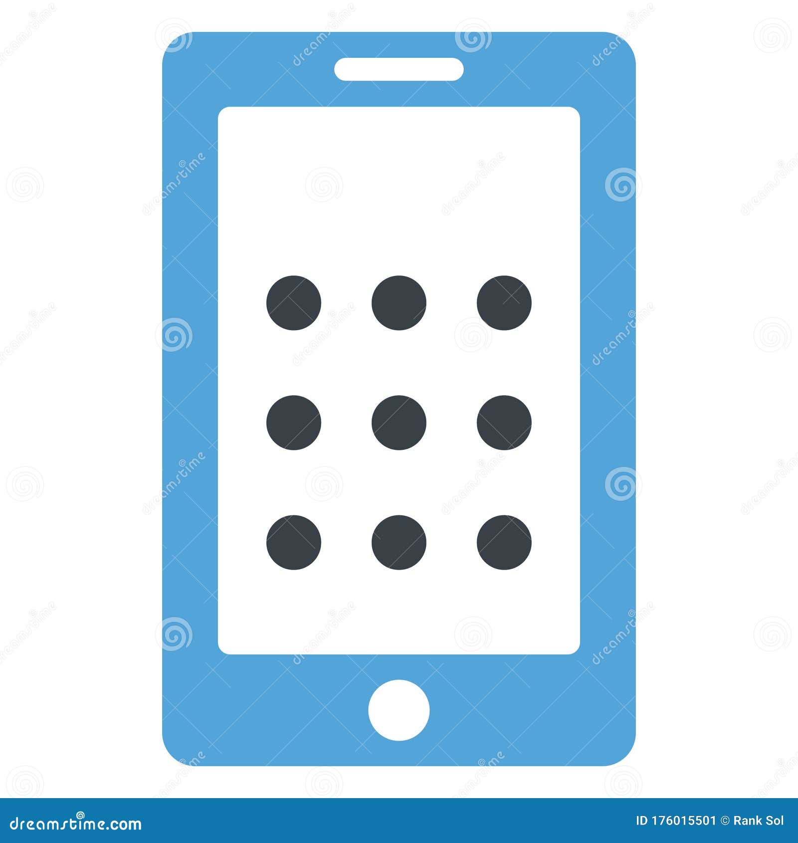Mobile, Mobile Interface Vector Icon Which Can Easily Modify Stock ...