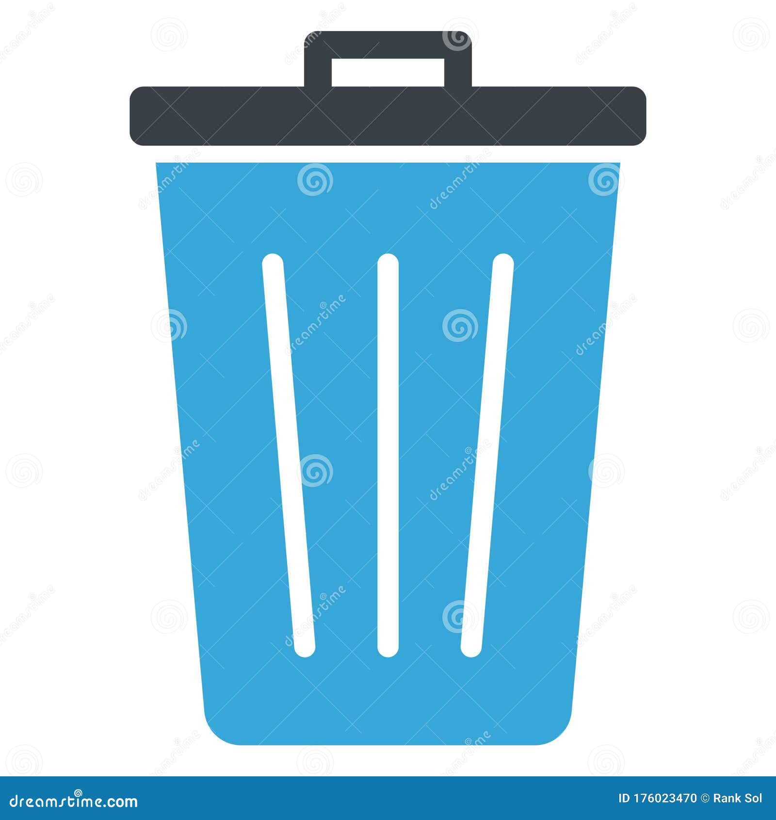 Delete, Dustbin Vector Icon Which Can Easily Modify Stock Vector ...
