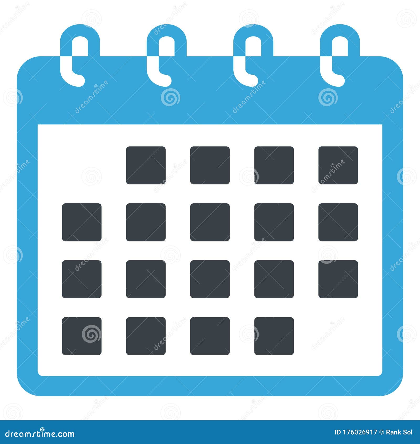 Calendar, Date Vector Icon Which Can Easily Modify Stock Vector ...