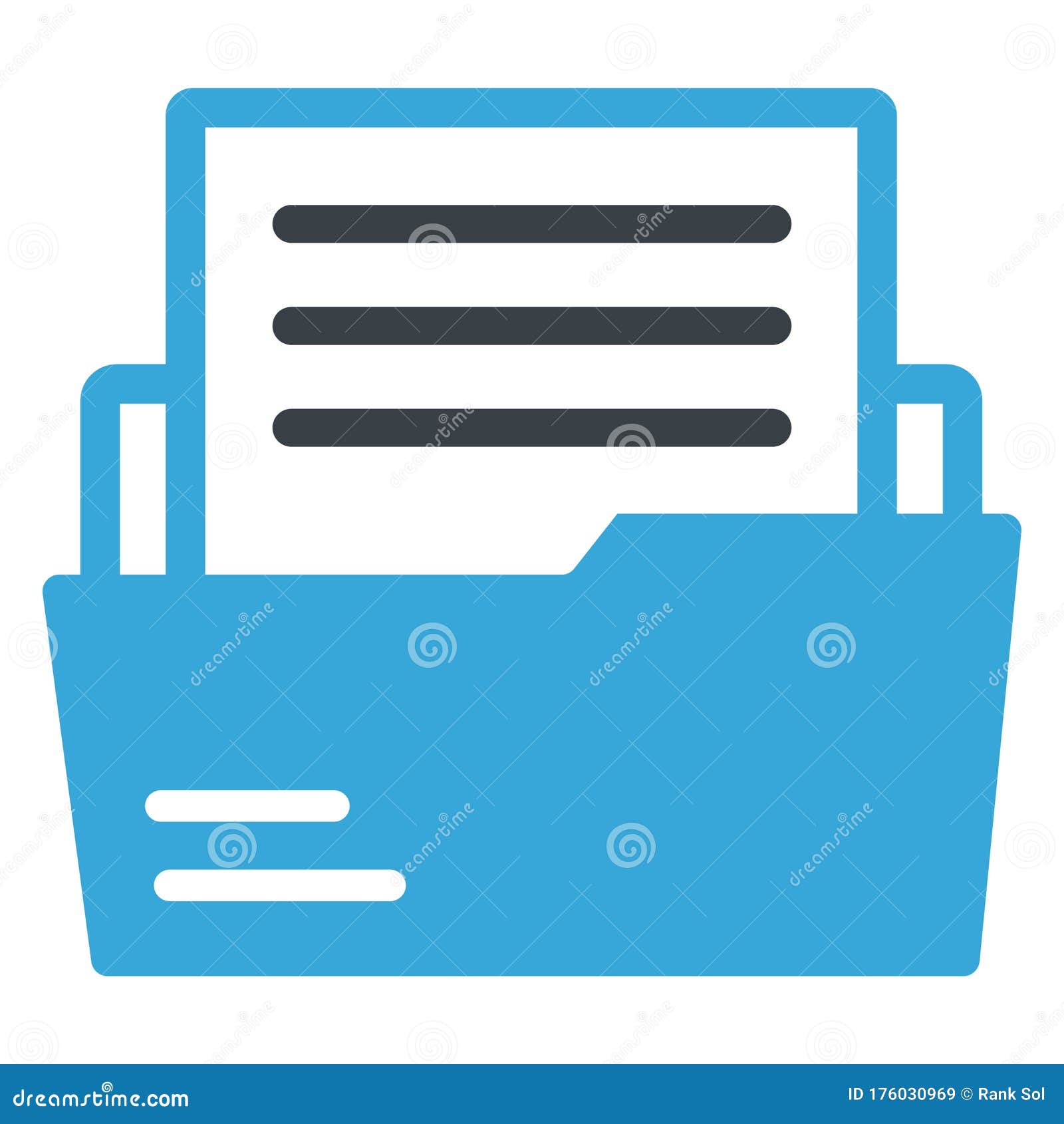 File Drawer, File Folders Vector Icon Which Can Easily Modify Stock ...
